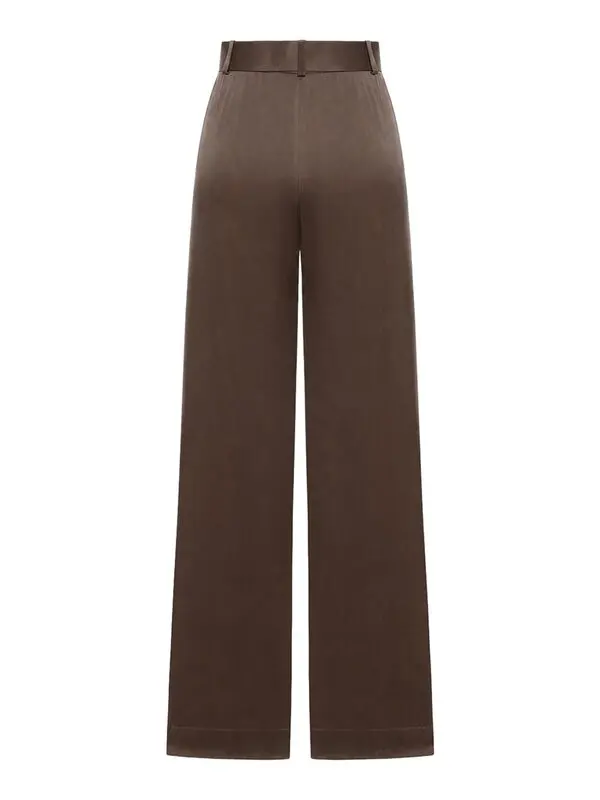 Zimmermann Wide Leg Seta Pantaloni - Multicolor