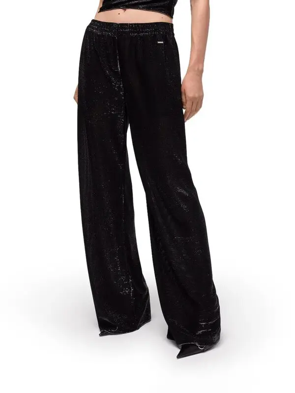 Gucci Iridescent-effect Jersey Trousers - Multicolor