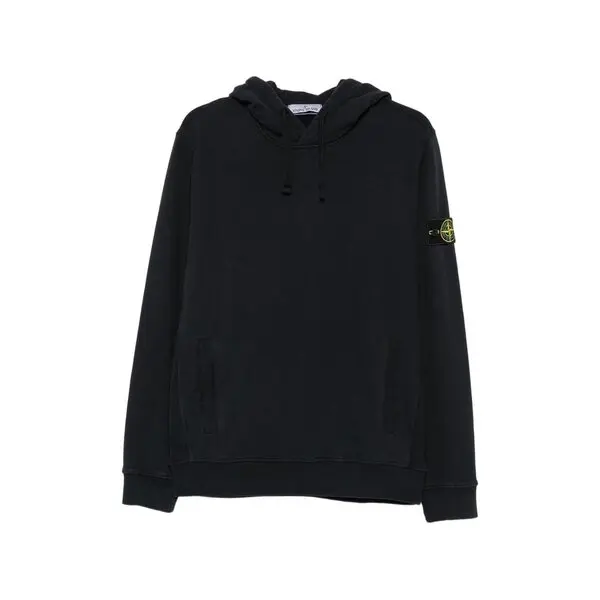 Stone Island Hooded Sweatshirt - Blue