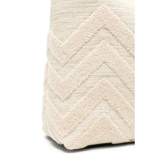 Missoni Zigzag Pattern Tote Bag - Cream