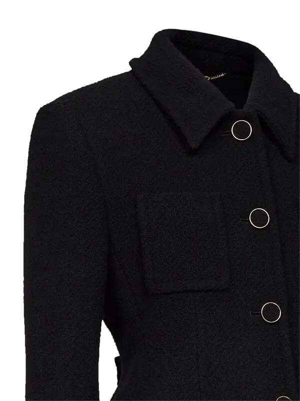 Chloé Wool Blend Bouclette Jacket - Multicolor