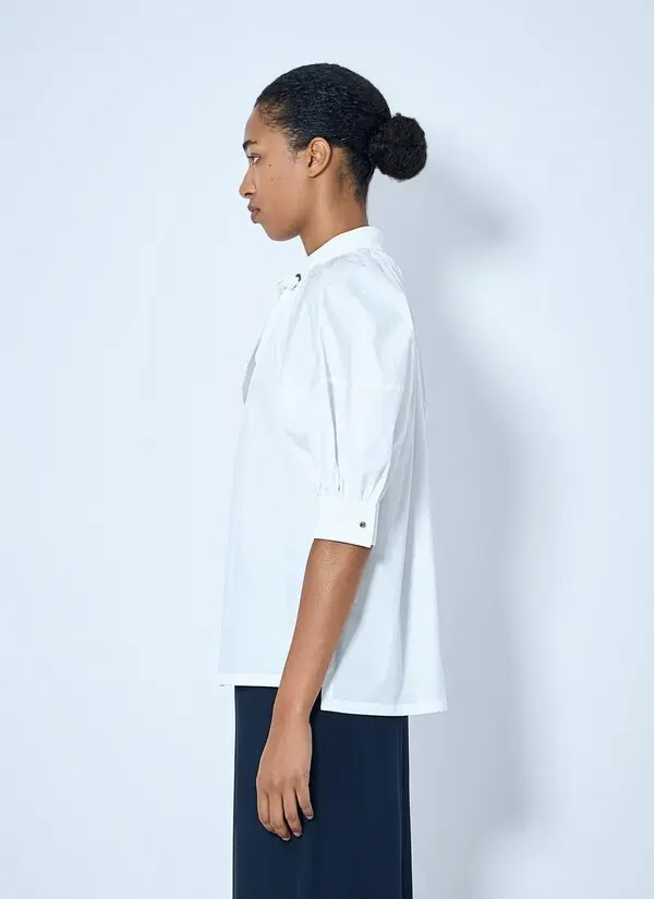 Max Mara Tie-neck Blouse - White