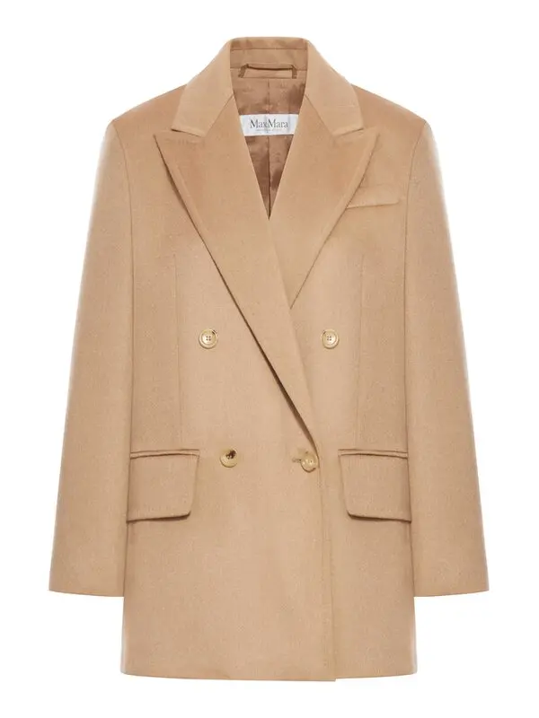 Max Mara Olimpia Jacket In Camel Sable