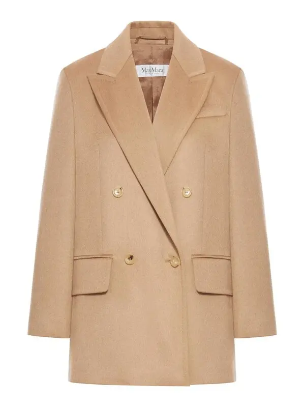 Max Mara Olimpia Camel Sable Jacket - Brown