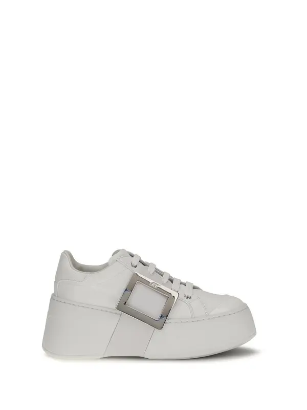 ROGER VIVIER Viv' Skate Sneakers - White