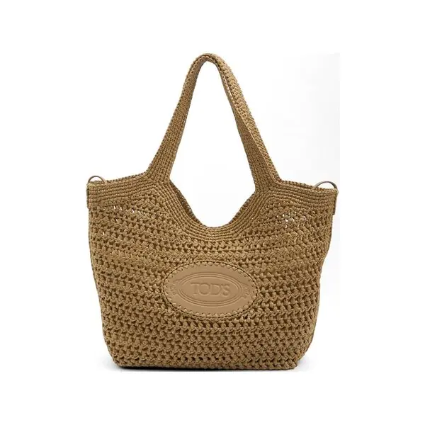 TOD'S Neutrals Tote Bags - Cream