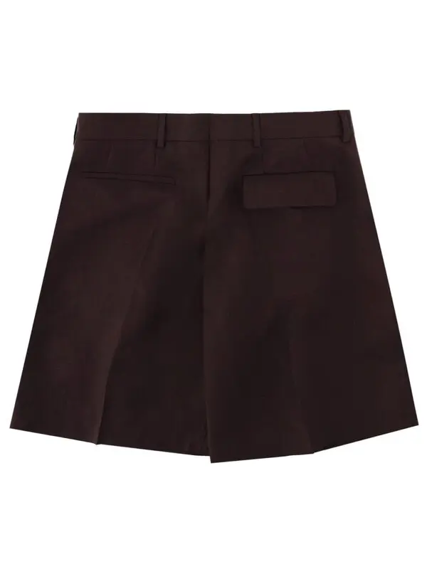 Paul Smith Linen Shorts - Brown