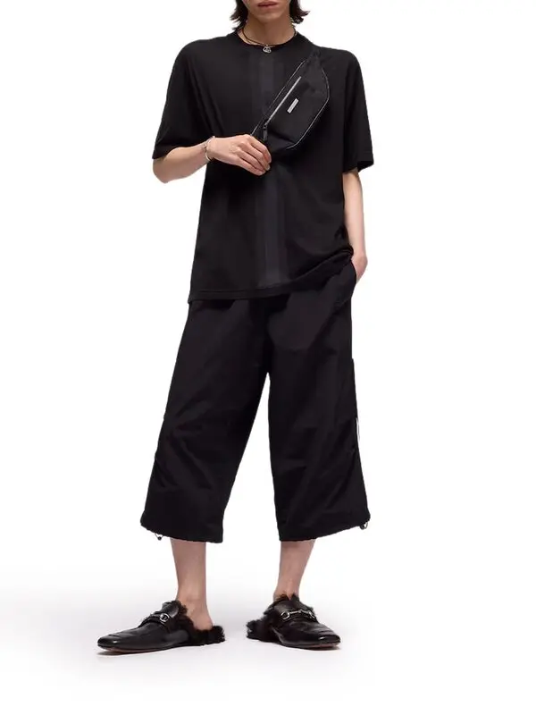 Gucci Cotton T-shirt With Tonal Web Stripe