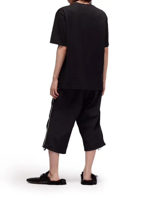Gucci Cotton T-shirt With Tonal Web Stripe