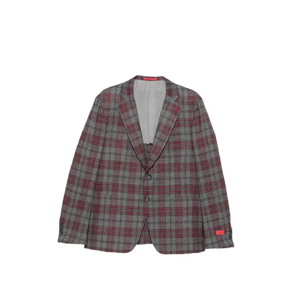 Isaia Grey Jackets Blazers - Gray