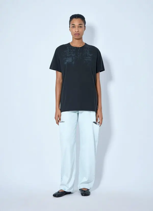 MAISON MARGIELA Numbers Regular T-shirt - Black