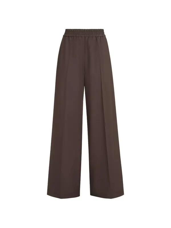 Brunello Cucinelli Loose Fit Wool Trousers - Multicolor