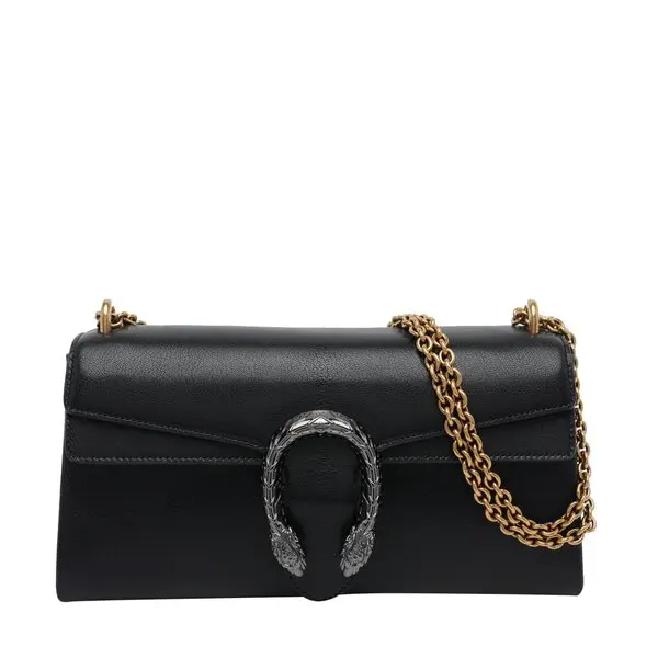 Gucci Leather Shoulder Bag - Black