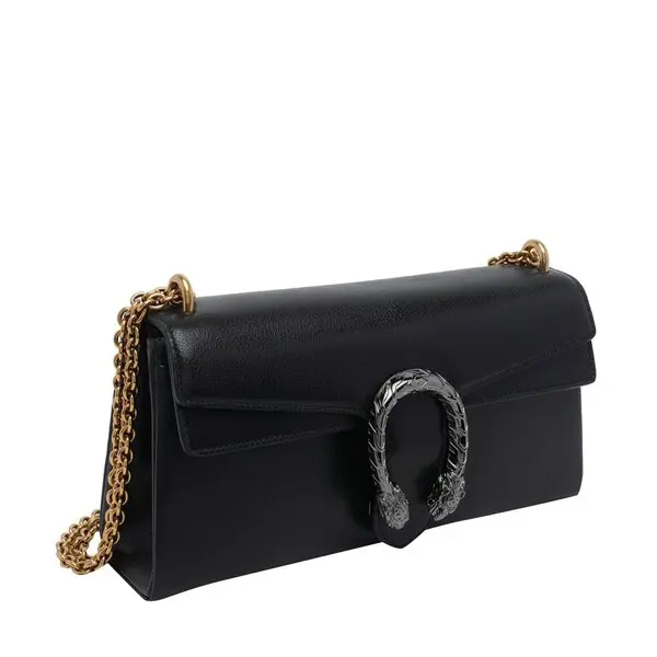 Gucci Leather Shoulder Bag - Black