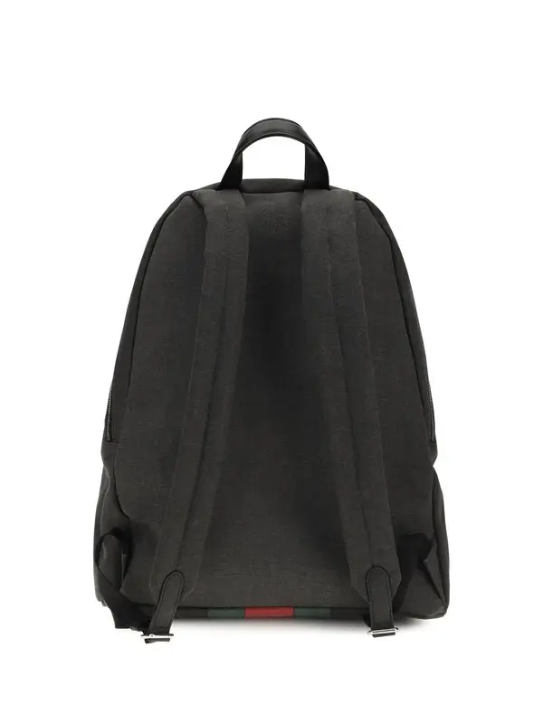 Gucci Large Web Backpack - Black