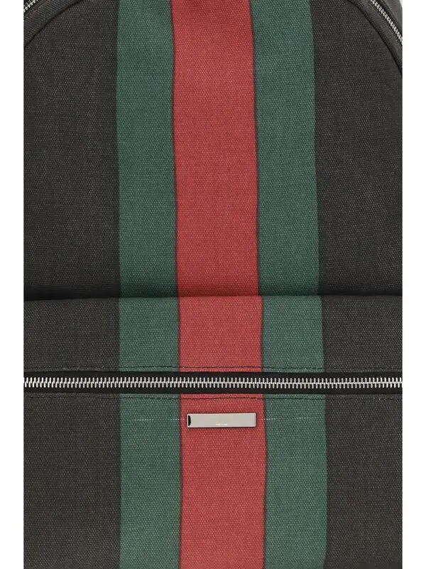 Gucci Large Web Backpack - Black