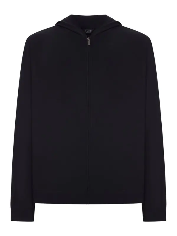 Gucci Soft Rayon Jersey Zip-up Jacket