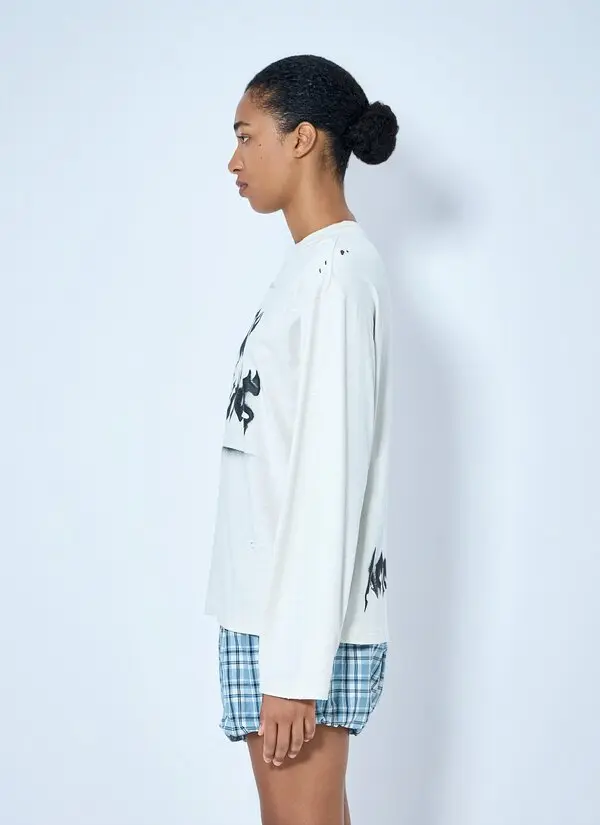 Acne Studios Gothic Logo T-shirt - White