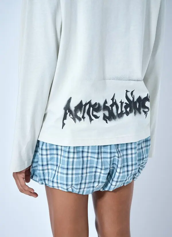 Acne Studios Gothic Logo T-shirt - White