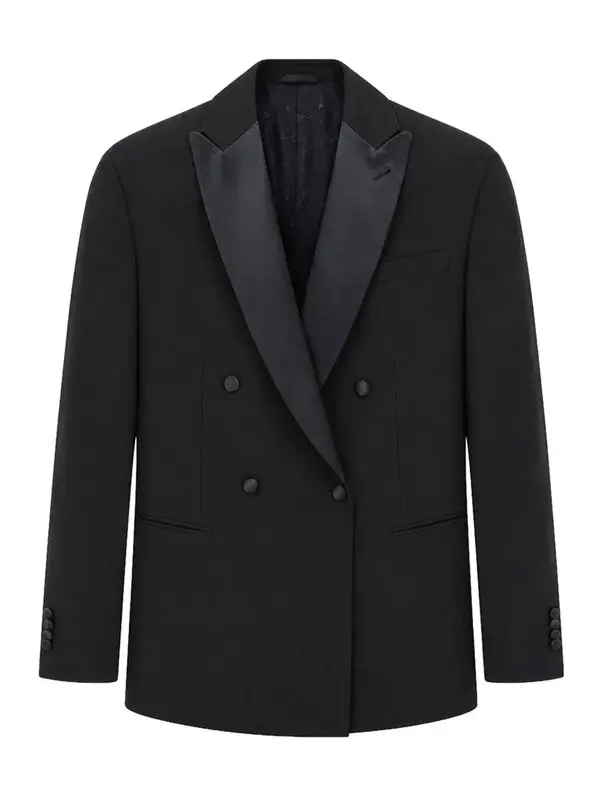 Giorgio Armani Giorgio`s Virgin Wool Crepe Blazer
