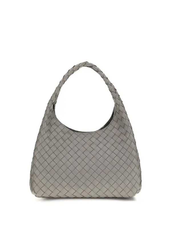 Bottega Veneta Campana Shoulder Bag - Gray
