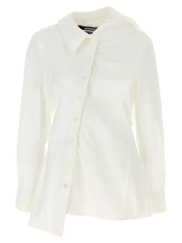 Jacquemus La Chemise Pablo Cotton Shirt - White