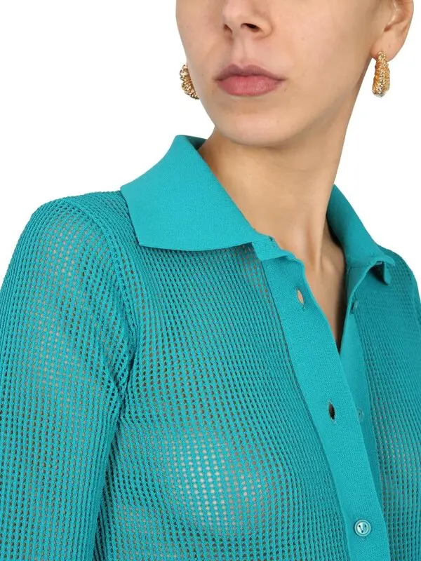 Bottega Veneta Mesh Cardigan