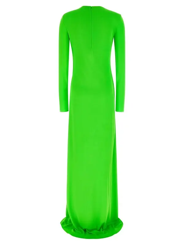 TOM FORD Long Sleeve Slash Front Evening' Dress