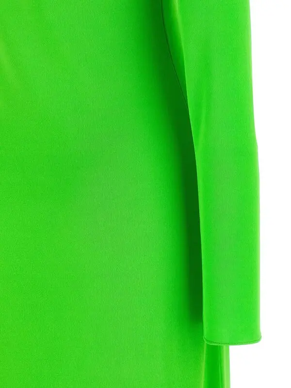 TOM FORD Long Sleeve Slash Front Evening' Dress