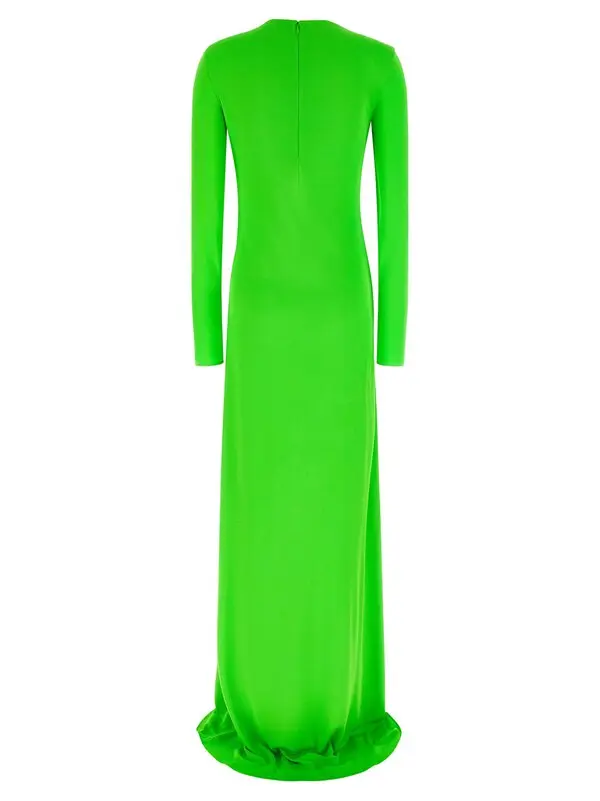 TOM FORD Long Sleeve Evening Gown - Green
