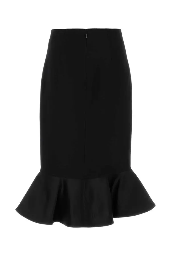 Fendi Wool Skirt - Black