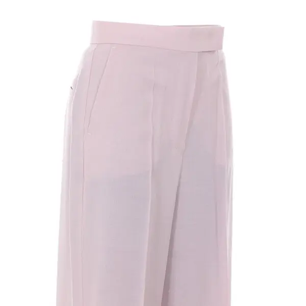 Max Mara Girone Flare Trousers - Pink