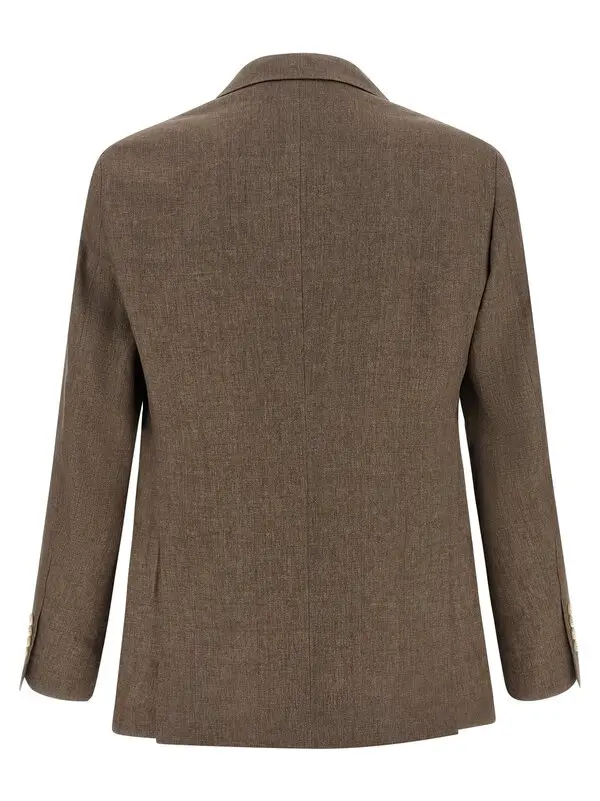 Brunello Cucinelli Cavallo' Blazer - Brown