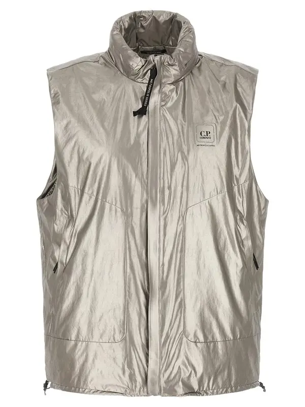 C.P. COMPANY The Metropolis Series' Vest - Silver