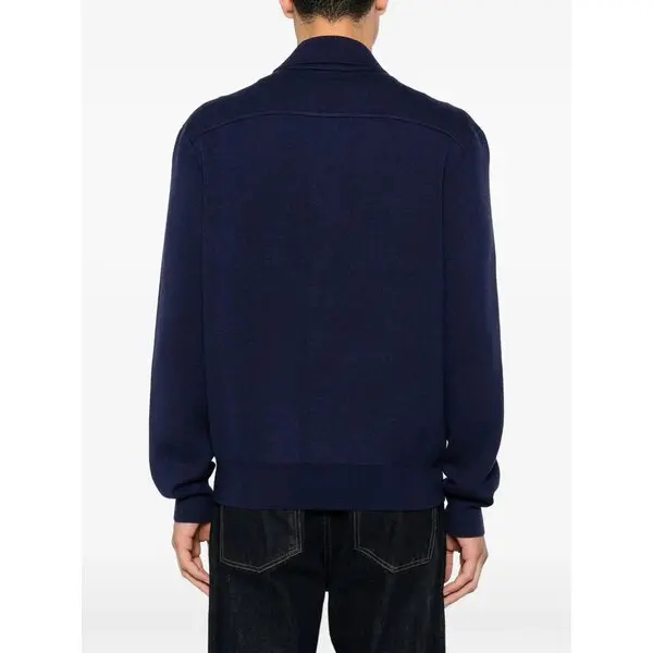 TOM FORD Wool Blend Shirt Jacket - Blue