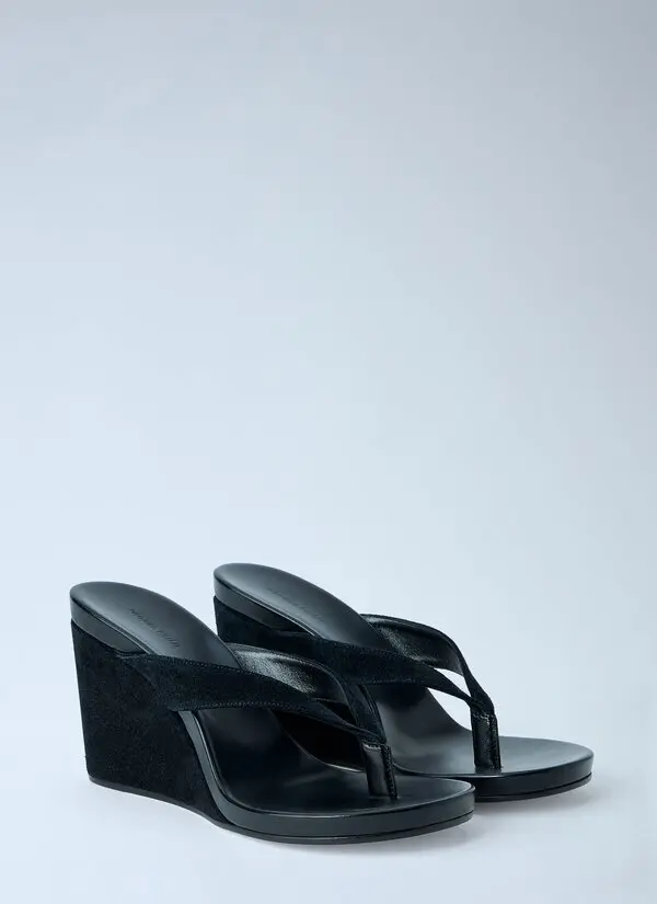 Phoebe Philo Round Wedge Sandals