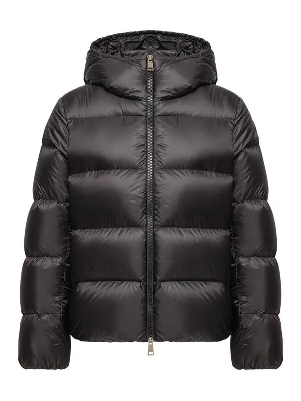 Moncler Feligule Hooded Short Down Jacket - Black