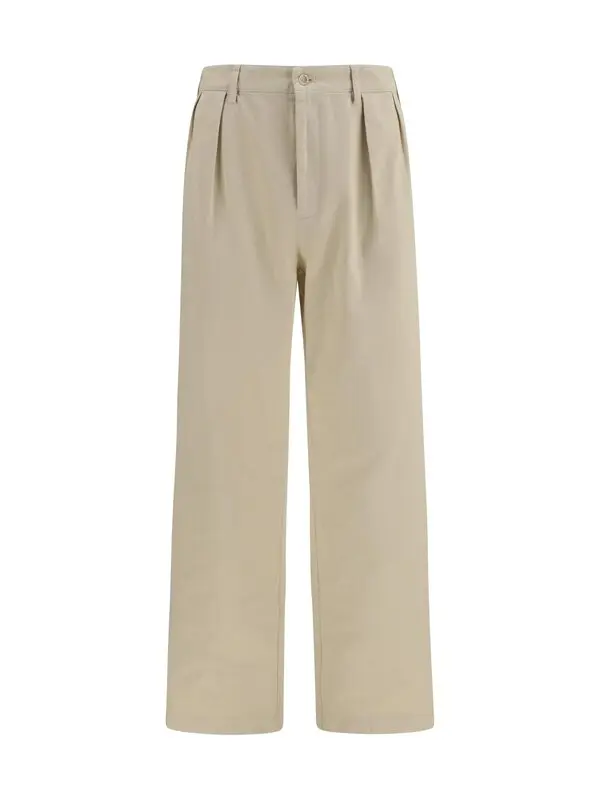 Prada Straight-leg Cotton Pants - Multicolor