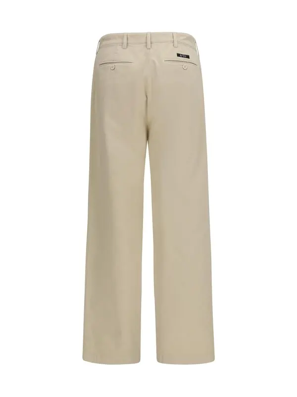 Prada Straight-leg Cotton Pants - Multicolor