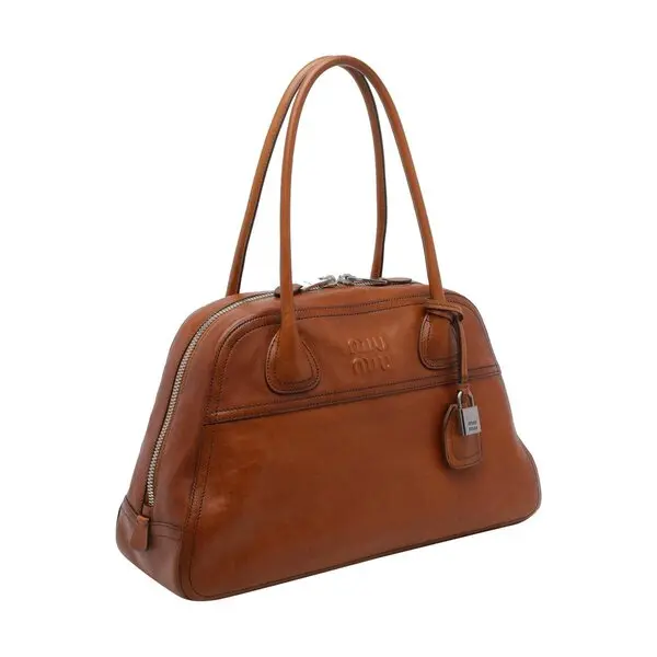 Miu Miu Vivant Handbag - Brown