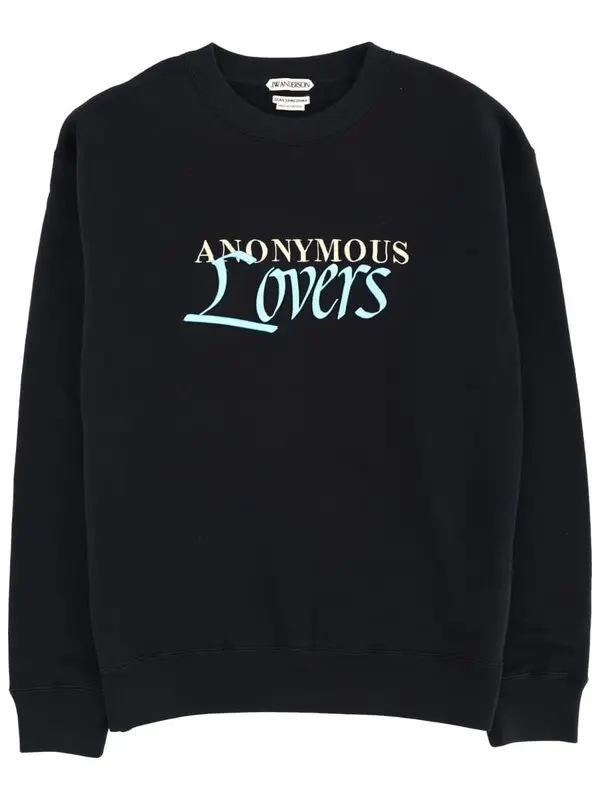 JW Anderson Anonymous Lovers Sweatshirt - Black