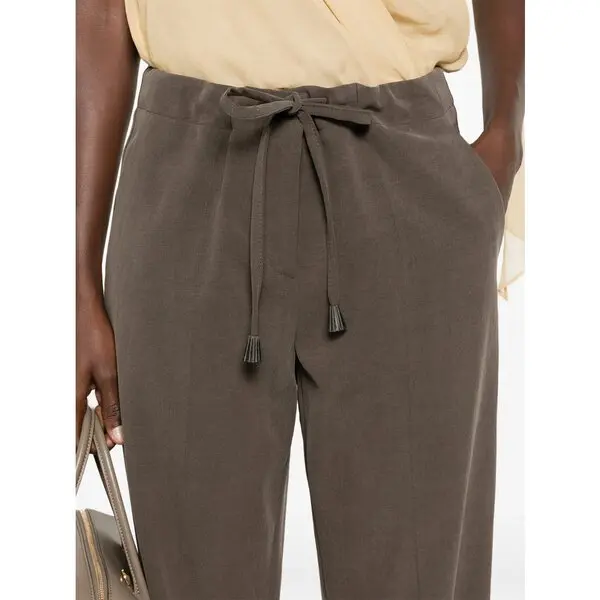 Giorgio Armani Grey Trousers Straight Trousers
