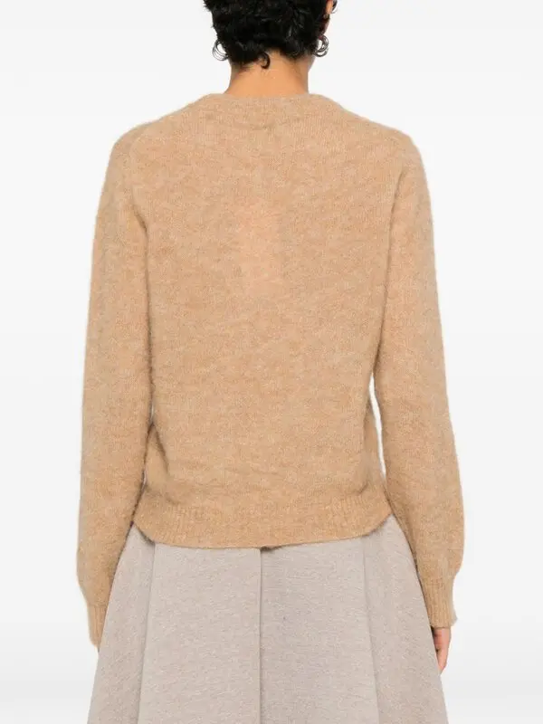 GANNI Wool Crewneck Sweater - Multicolor