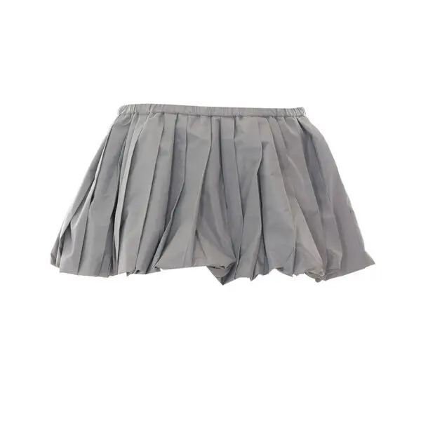 Miu Miu Technical Fabric Mini Skirt
