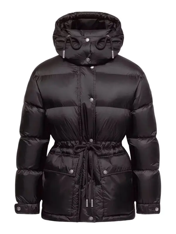 Moncler Sesie Midi Hooded Puffer Coat
