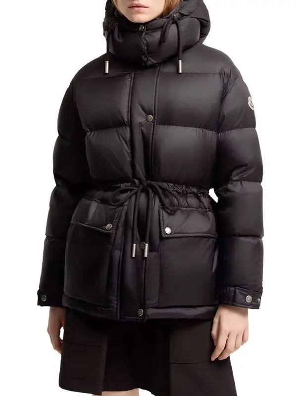 Moncler Sesie Midi Hooded Puffer Coat