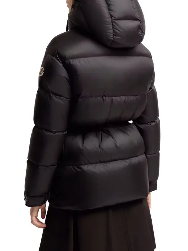 Moncler Sesie Midi Hooded Puffer Coat