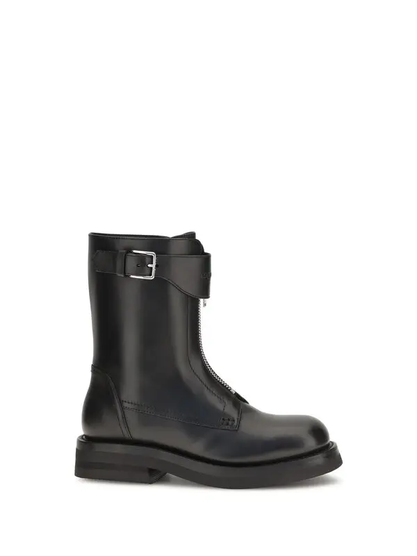 Alexander McQueen Leather Boots