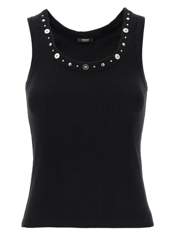Versace Medusa' Tank Top - Black