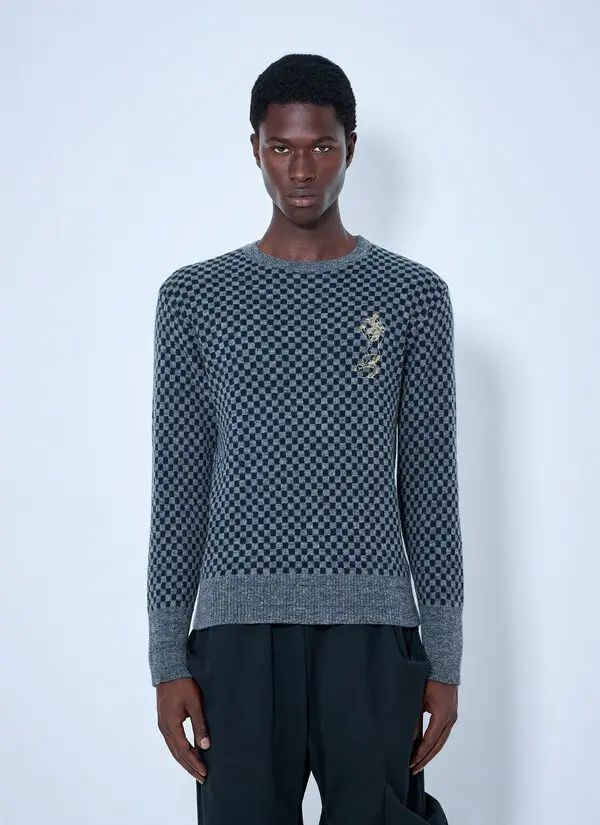 VIVIENNE WESTWOOD Checkmate Jumper - Gray